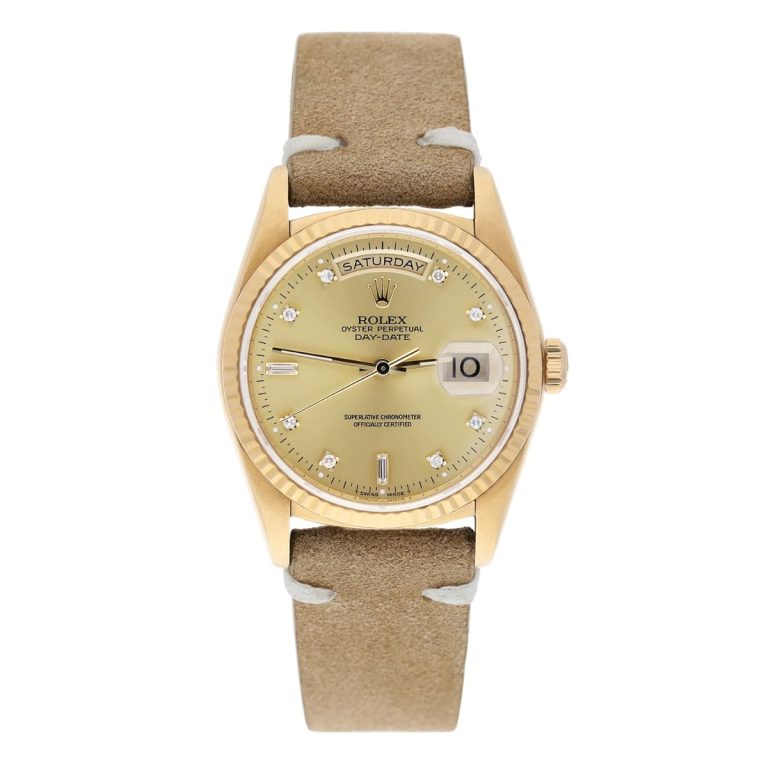 18k Gold Watches for Men | Solid Gold Mens Luxury Watches | USA